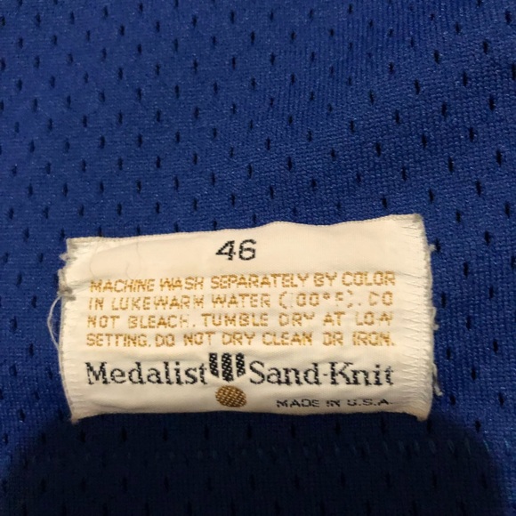 Other | Vintage Rare Long Pro Cut Jersey Made In Usa Vintage Rare 8s Medalist Sand Knit | Poshmark